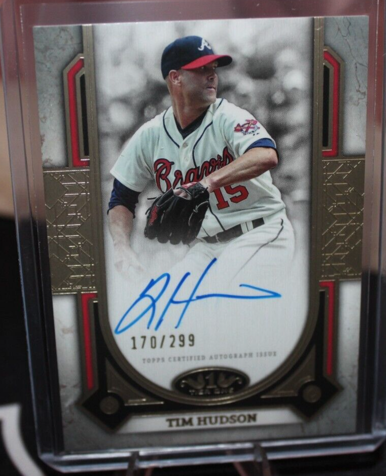 Tim Hudson 2024 Topps Tier One Prime Performers Autograph /299 Braves ...