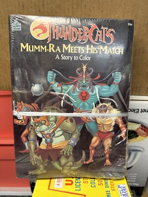 Thundercats Mumm-Ra Meets His match Coloring book NOS MINT Monkian S-S ...