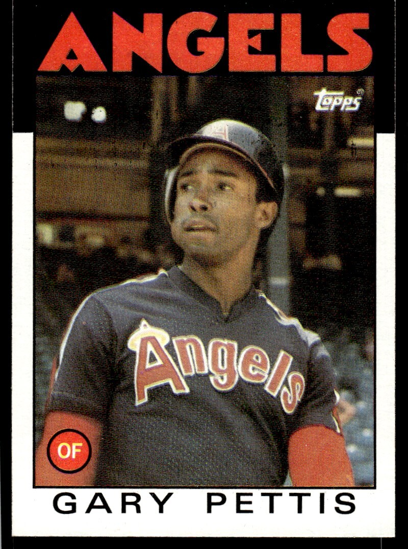 1986 Topps Baseball Card Gary Pettis California Angels #604 | eBay