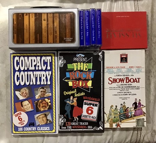 Cassette Tapes Bulk Lot Retro Vintage Music Box Sets w Case x 32 Lot ...