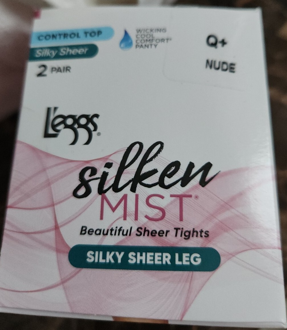 Leggs 2 Pair Q+ NUDE, Silky Sheer LEG, Control Top | eBay