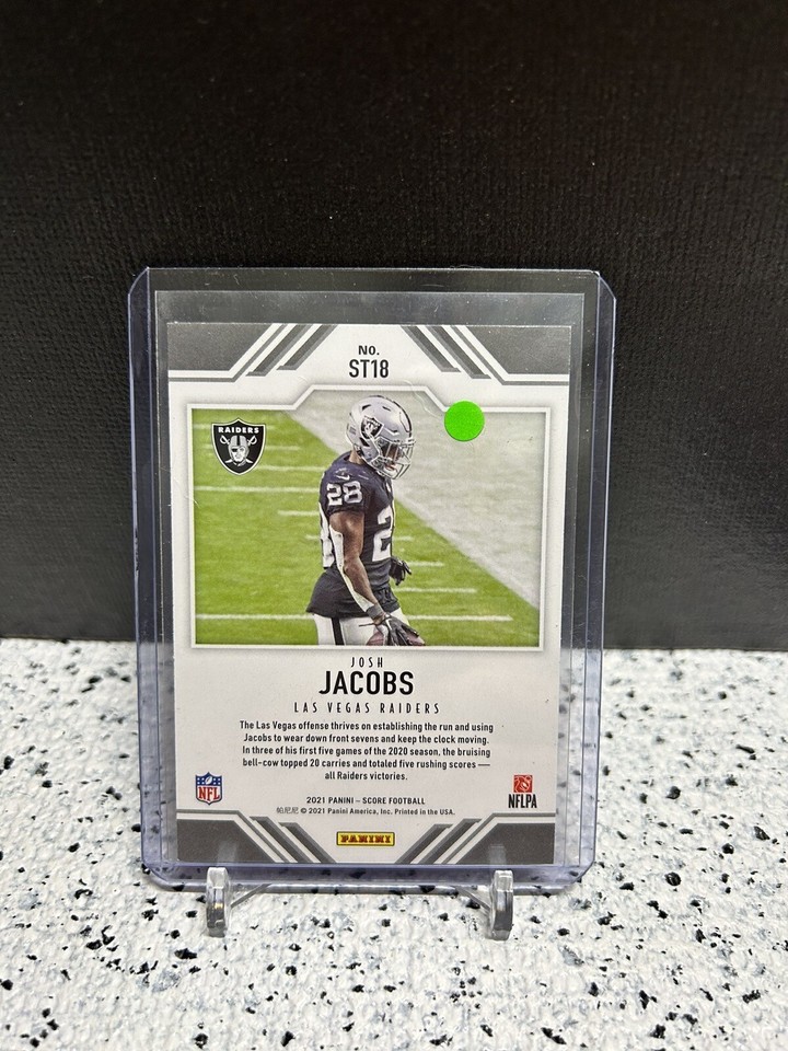 2021 Score - Score Team Red #ST18 Josh Jacobs | eBay