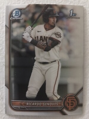 2022 Bowman Chrome 1st Prospect Ricardo Genoves San Francisco Giants | eBay