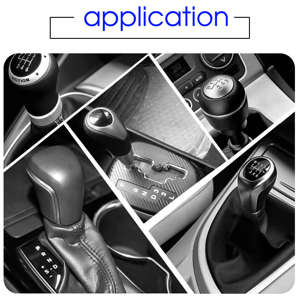 AU Universal Chromed Car Shifter Gear Stick Shift Knob Lever Automatic ...
