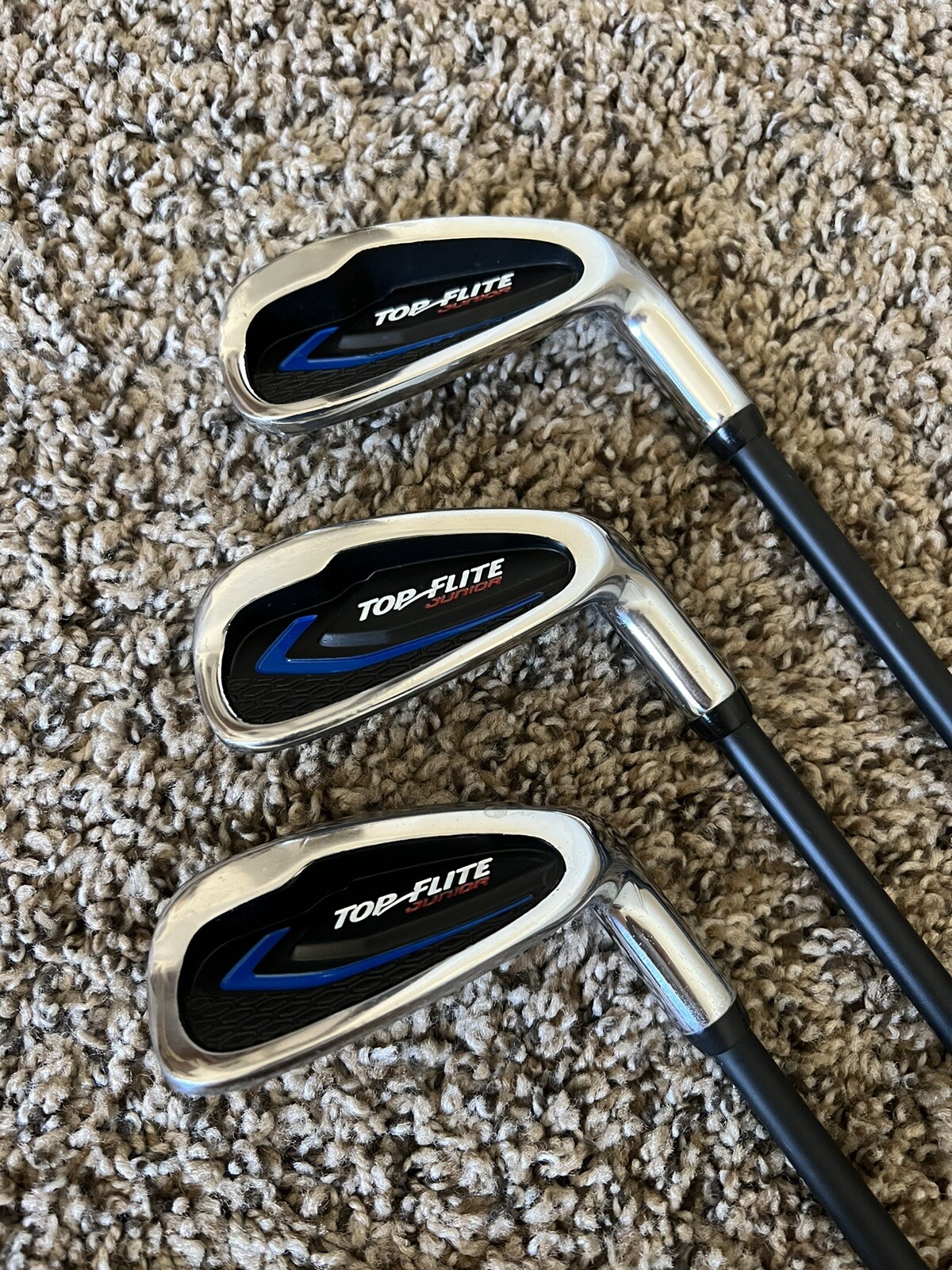 Top Flite Junior Golf Club 6pc Set driver hybrid irons putter RH NICE ...