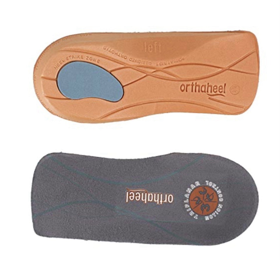Orthaheel insoles Orthotic Insert Pair size M men's 7-9 women's 8-10 ...