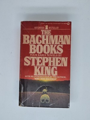 THE BACHMAN BOOKS FOUR EARLY STEPHEN KINGS PAPERBACK 1ST SIGNET ...