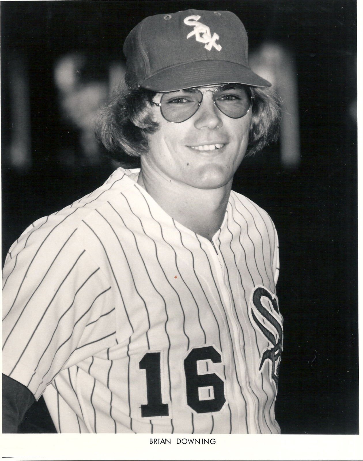 BRIAN DOWNING CHICAGO WHITE SOX , BLACK AND WHITE 8 X 10 PHOTO !! | eBay