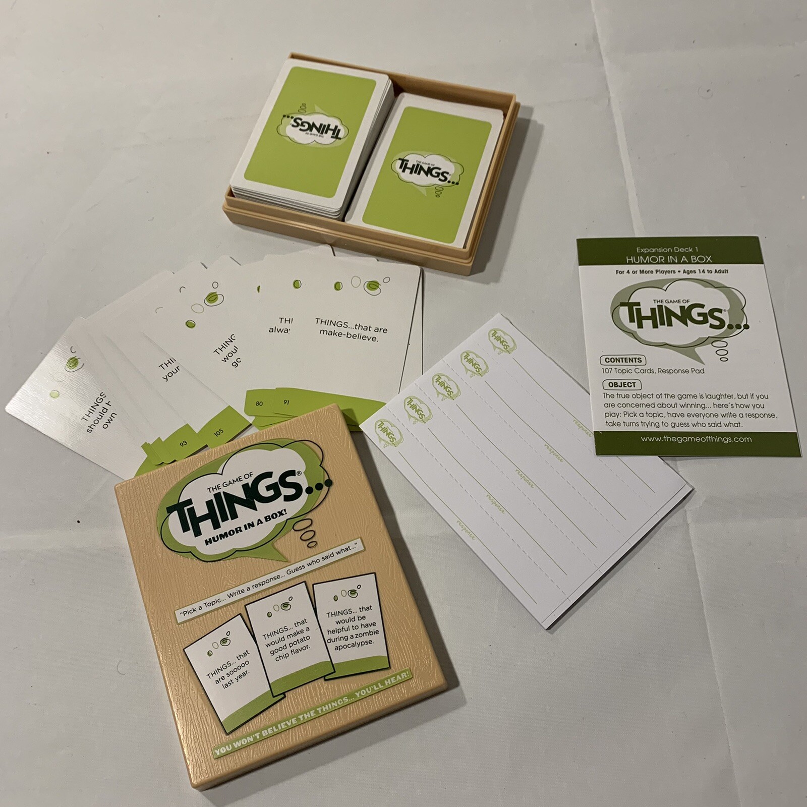 The Game of THINGS... HUMOR IN A BOX! | eBay