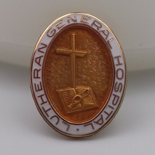 Vintage Lutheran General Hospital 1/10th 10k Gold Filled Lapel Pin ...
