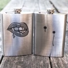 8oz His & Hers - Vampire - Stainless Steel Flask Set of Two | eBay