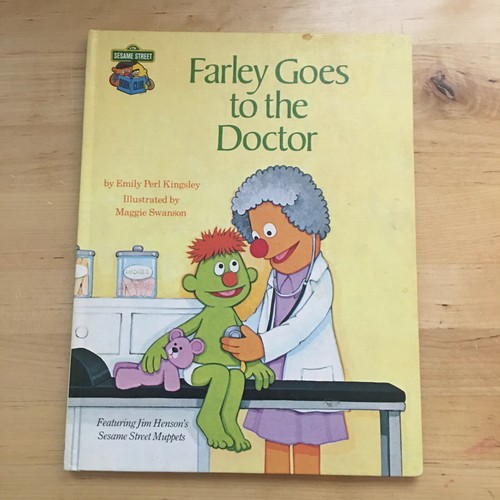 Vintage 1980 Sesame Street Book Farley Goes to the Doctor 2nd Edition ...