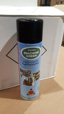 PRO-COTE MACHINE GREEN SPRAY PAINT 500ML | eBay UK