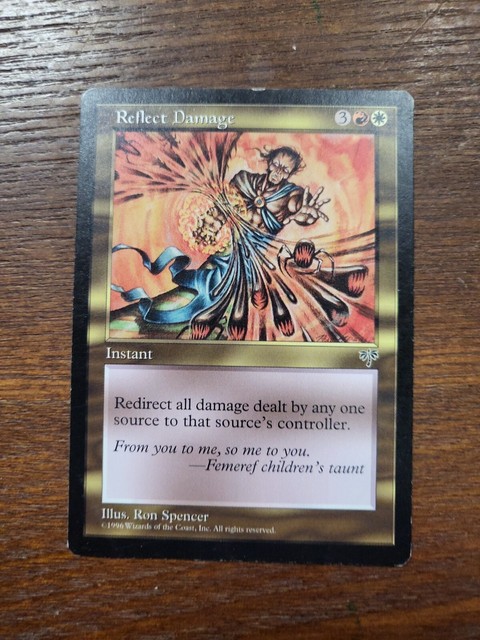 MTG Reflect Damage Mirage Regular Rare for sale online | eBay