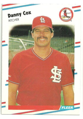 DANNY COX ST. LOUIS CARDINALS #28 - FLEER NM-MT 1988 | eBay