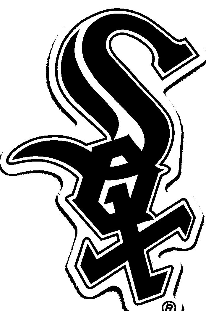 Chicago White Sox MLB Team Logo 1 Color Vinyl Decal Sticker Car Window ...
