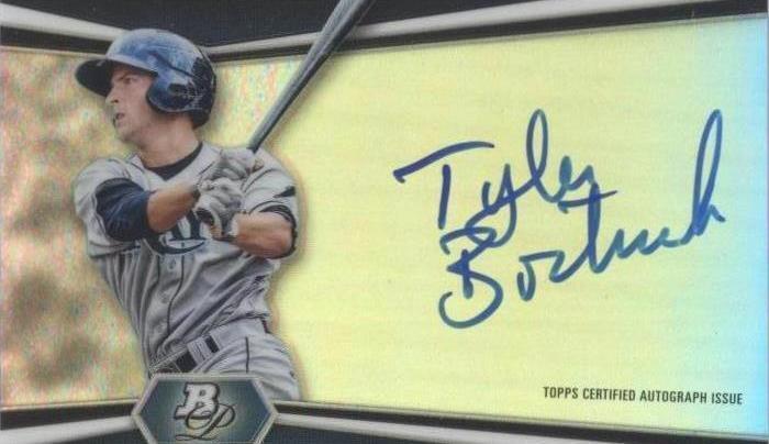 2012 Bowman Platinum - Autographed Prospects Tyler Bortnick #AP-TBK (AU ...