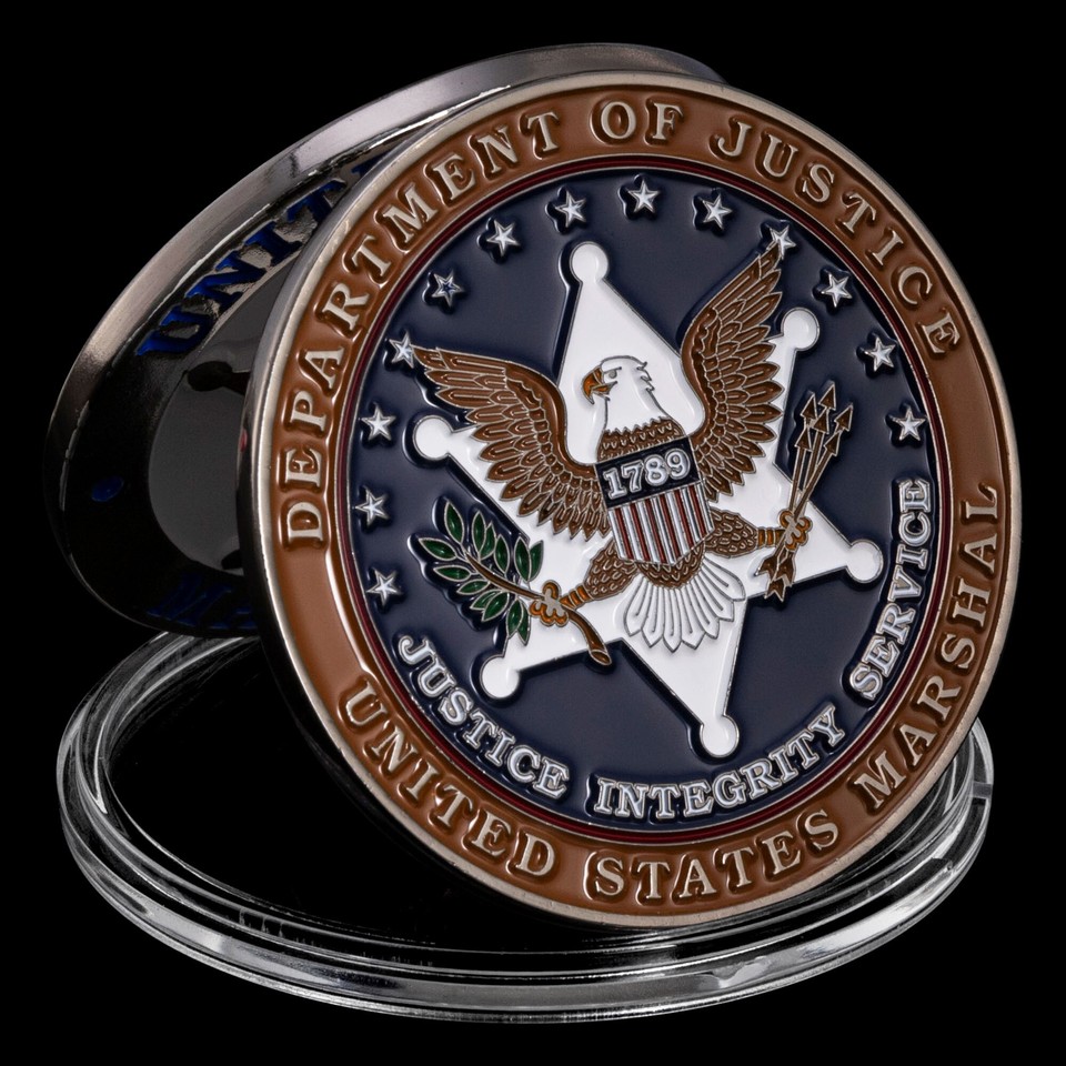 United States Marshal Gold 3D Challenge Coin | eBay