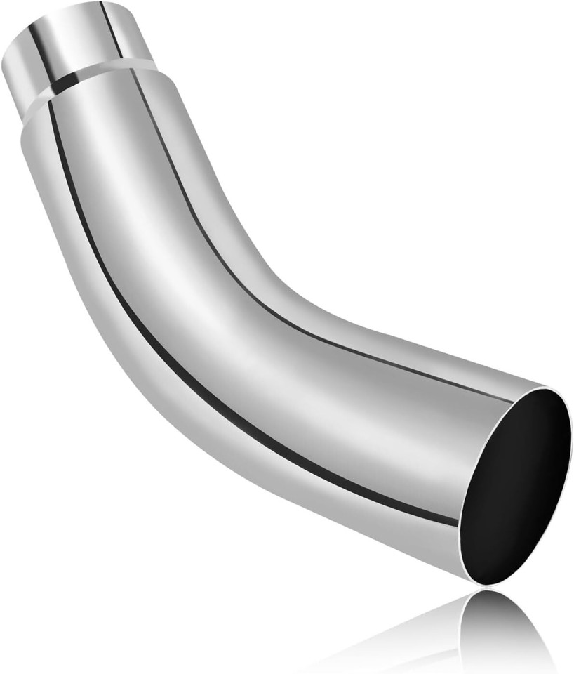 Chrome-Plated Stainless Steel Turndown Exhaust Pipe, Side Exit Tailpipe ...
