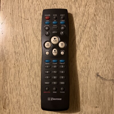 OEM Emerson 97P04765 TV VCR VHS Remote Control RT97P04765 | eBay