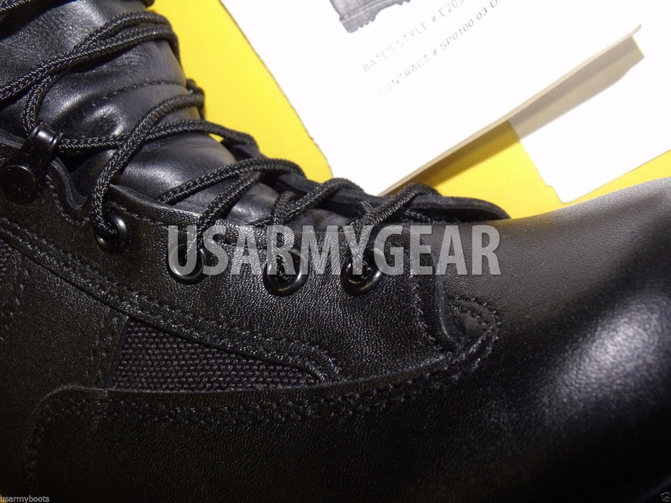 US Army Military Black Leather Waterproof ICB GORETEX GI Boots Youth ...