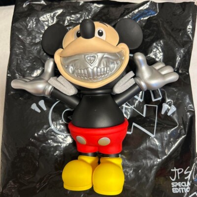 Ron English Made By Monsters JPS Mickey Mouse Silver Ver Rodent Grin ...