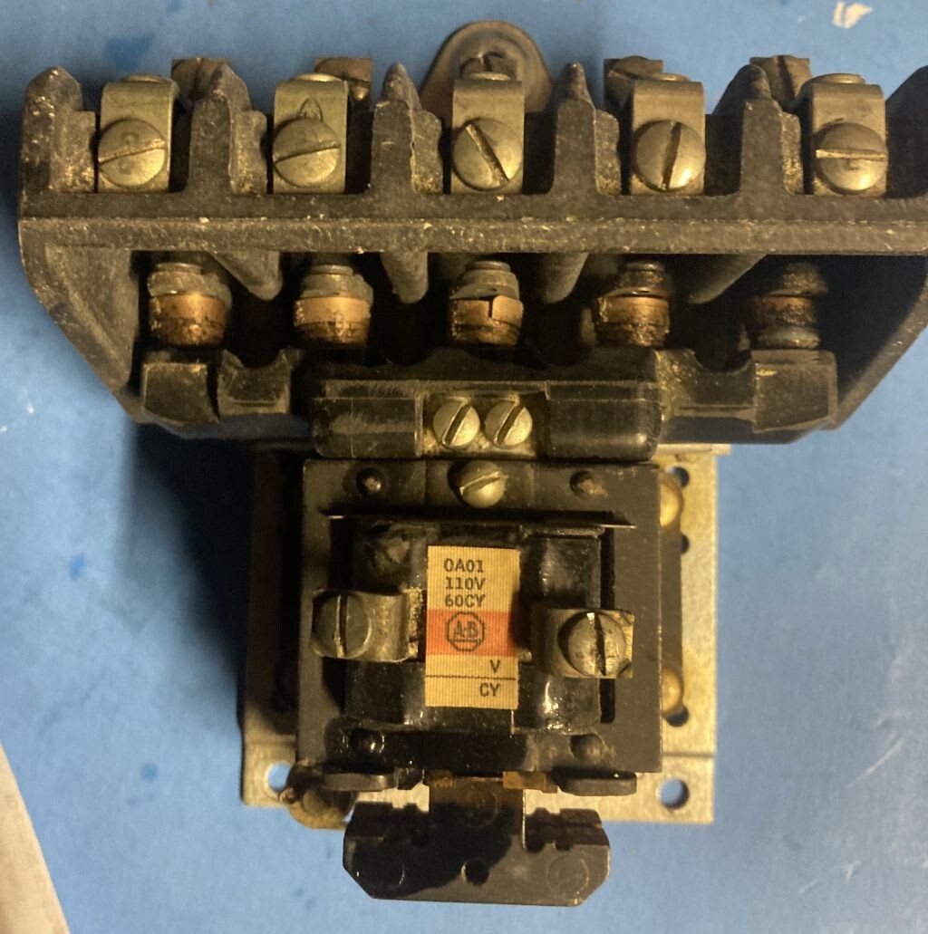 Monster Old-School AB Contactor, 5 Pole, 110VAC coil. Vintage! Unique ...