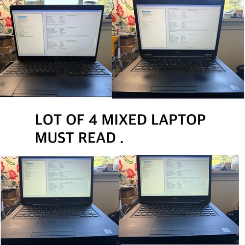 LOT OD 8 Mix Dell Latitude 5501 Laptop i5 9400H 2.50GHZ 15.6" FHD Must ...