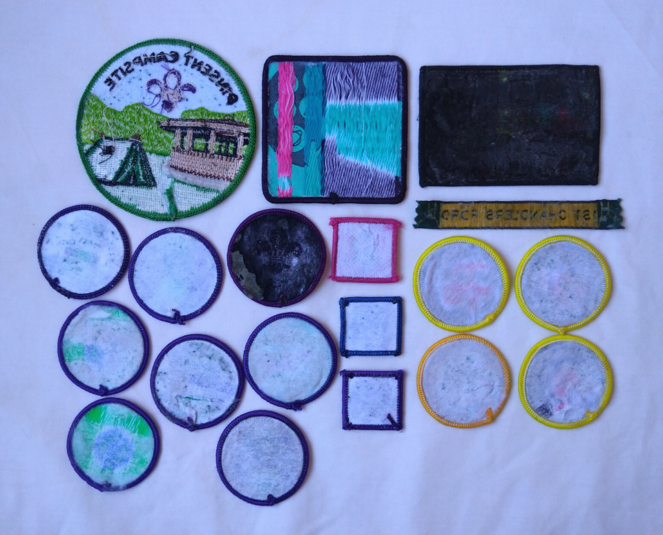 British Boy Scout patch Lot 19x England camp Emblem insignia uniform ...
