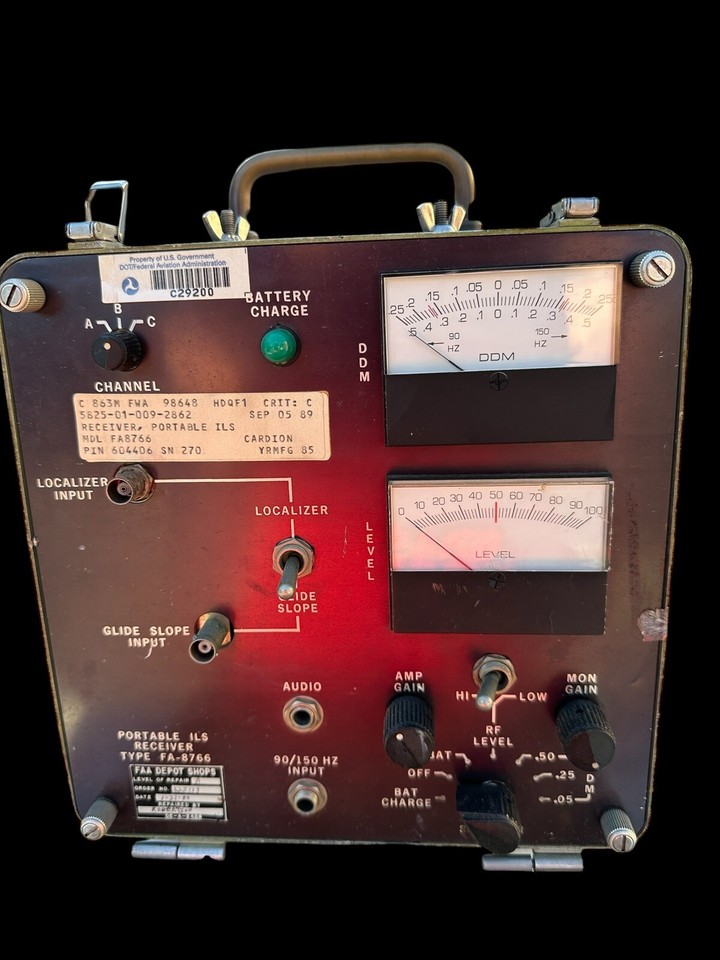 Aviation Portable ILS Receiver FA-8766 Radio General Signal Receiver ...