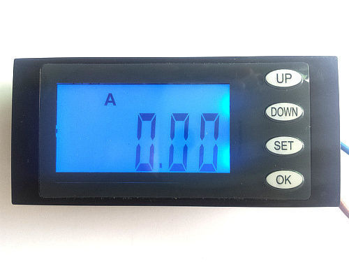 AC 100A Digital LED power meter Voltage KWh time watt Voltmeter Ammeter ...