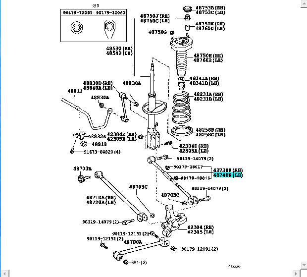Fred Rear Axle Arm Left Fits Camry Aurion 2006-2017 ACV40.GSV40.ASV50 ...