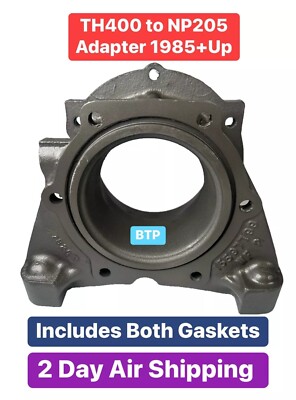 1985+UP CHEVY GMC TURBO 400 TH400 4L80E TO 205 TRANSFER CASE ADAPTER ...