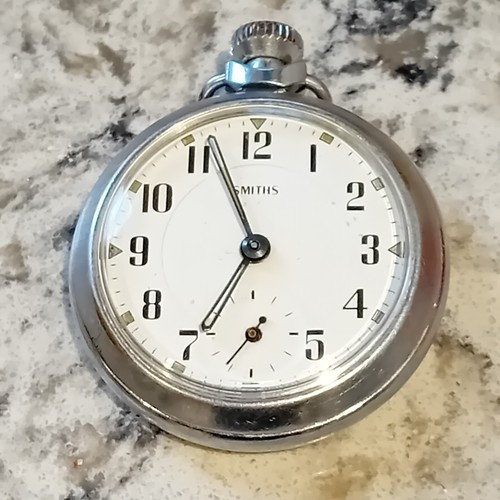 Lovely Vintage 1974 Smiths Pocket Watch Serviced New Crystal fitted ...