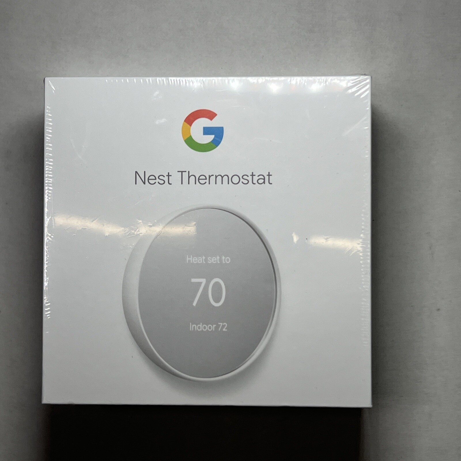 Google Nest Smart Thermostat, Snow - GA01334-US SEALED