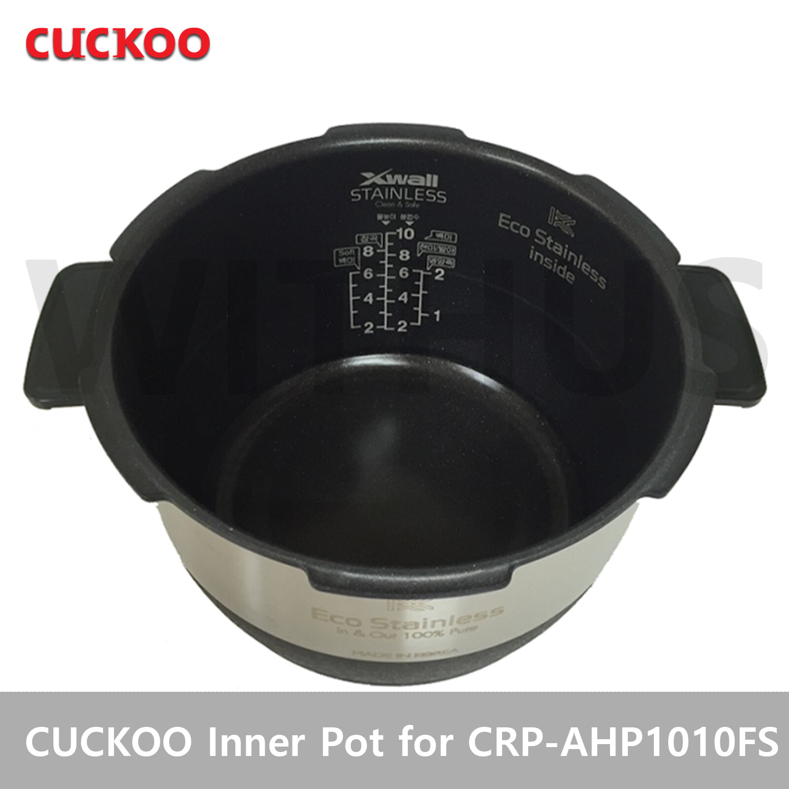 CUCKOO Inner Pot for CRP-AHP1010FS 10 Cups Rice Cooker with Rubber ...