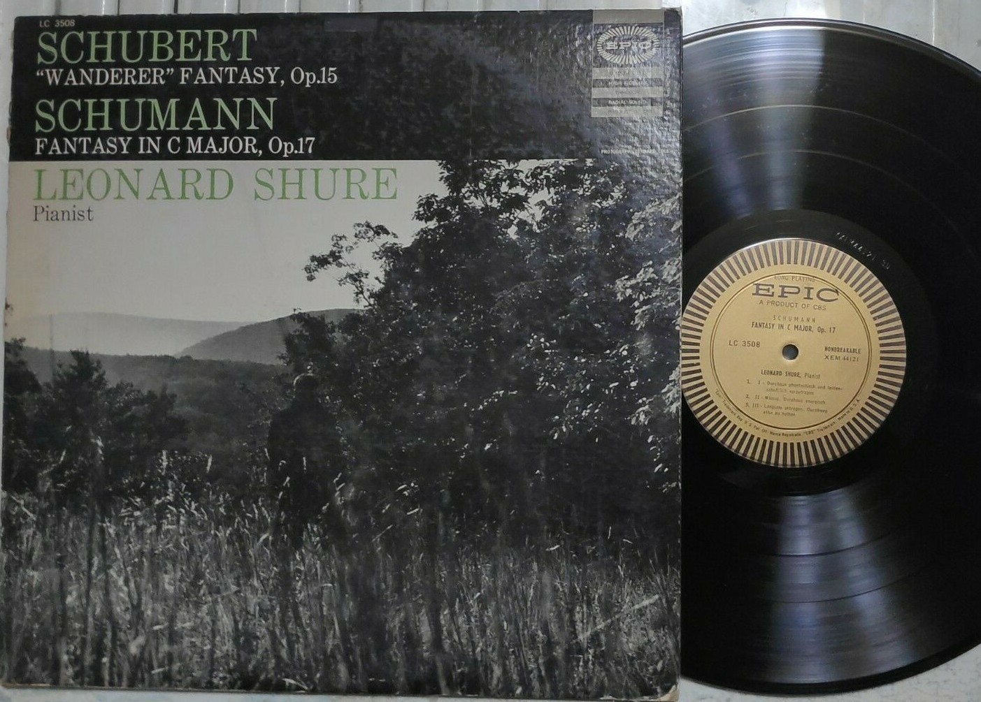 Schubert / Schumann - Fantasy Leonard Shure Epic LP EX | eBay