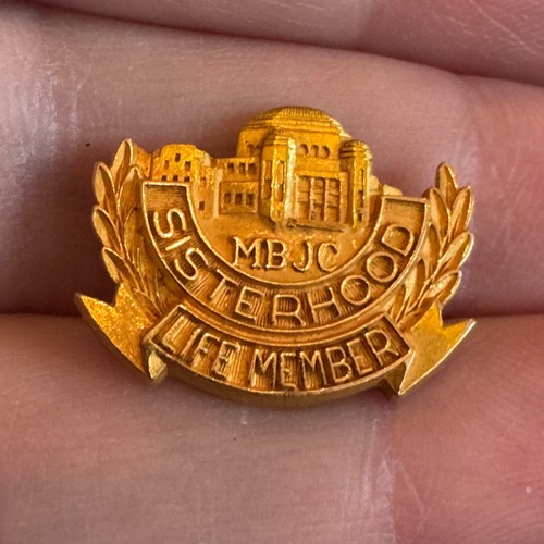 Vintage Sisterhood of Manhattan Beach Jewish Life Member Gold Filled ...