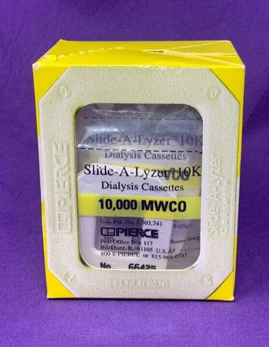 Pierce 66425 Slide-a-lyzer Dialysis Cassette 10k 10000 MWCO for sale ...