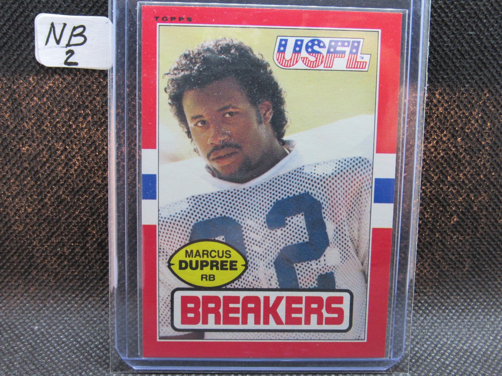 1985 MARCUS DUPREE TOPPS USFL FOOTBALL CARD # 105 BREAKERS | eBay