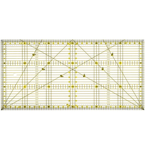 Quilters Ruler Slotted Quilting DIY Sewing Tool Fabric Cutting | eBay
