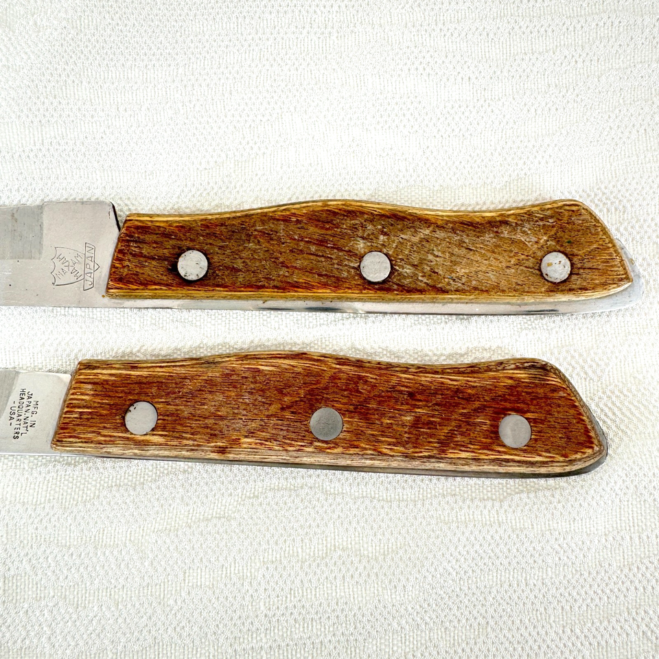 Maxam Steel Lot of 4 Knives + Maxam Edge Fork - Carving - Filet - Bread ...