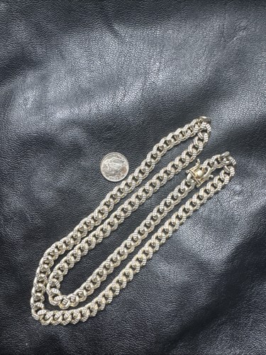 Solid .925 Sterling Silver 100 Gram Cuban Lunch Chain 24 Inches | eBay UK