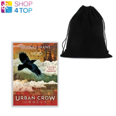 URBAN CROW ORACLE CARDS DECK & GUIDEBOOK MJ CULLINANE WISDOM HAY HOUSE ...