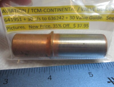 35% Off TCM Continental 641951 +30 s/s 636242 +30 VALVE GUIDE (Aviation ...
