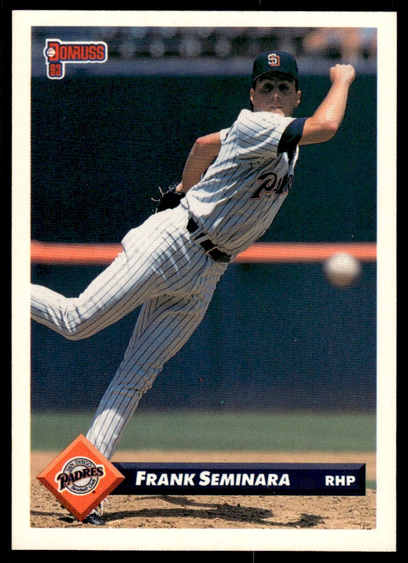 1993 Donruss Baseball Card Frank Seminara San Diego Padres #550 | eBay
