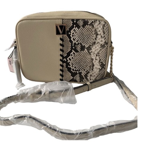 Women’s Cross body Bag Purse Python Print Beige By Victoria’s Secret $58 NWT 667554984233 | eBay.de