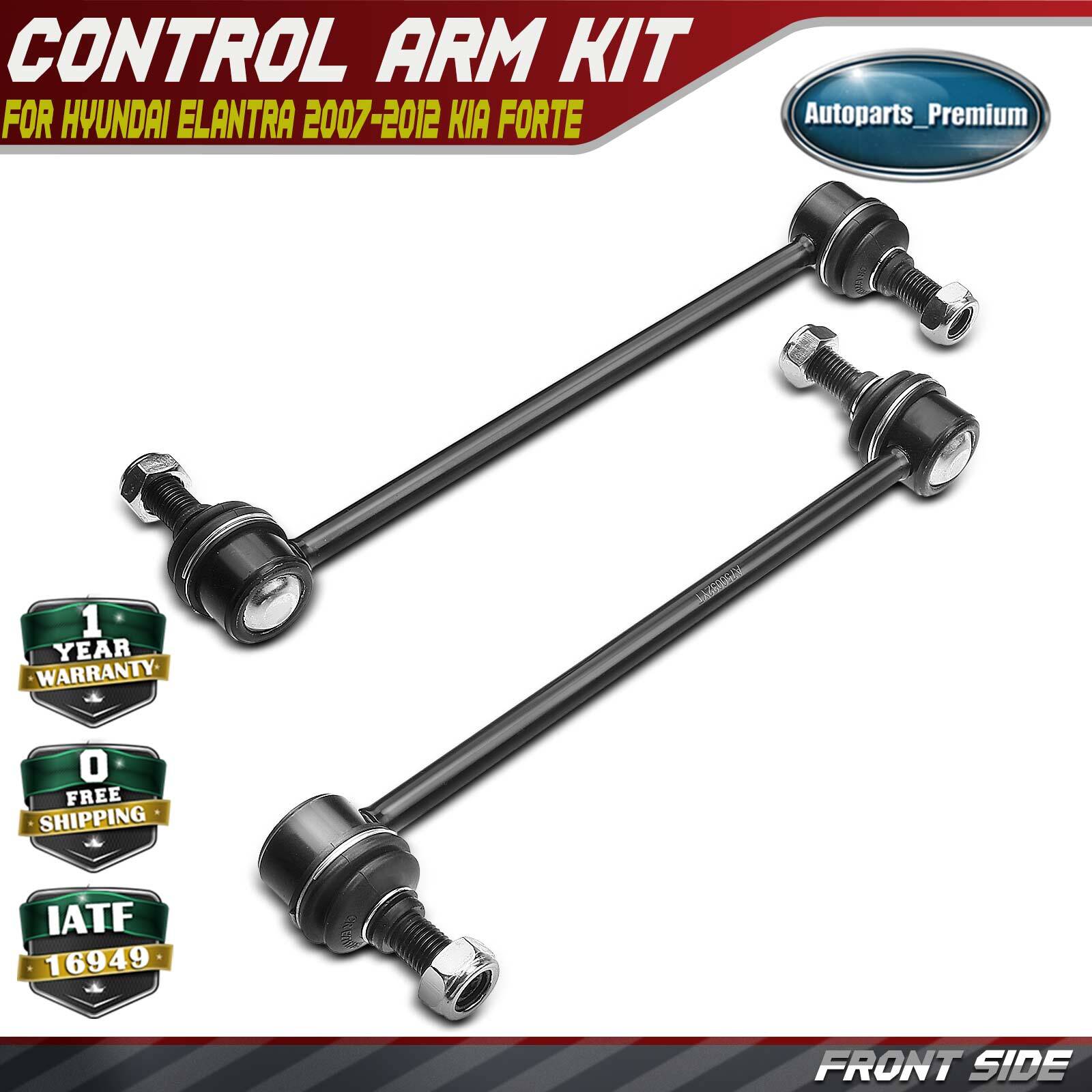 Sway Bar End Links For Ford Focus 00-10 Pair Set Of 2 Front Stabilizer ...