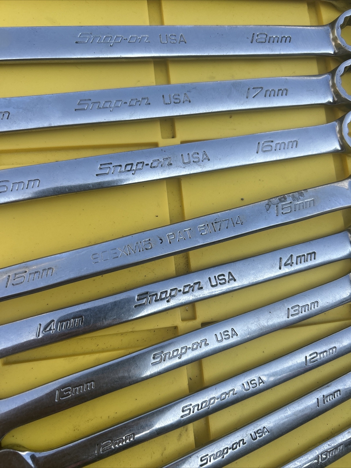 SNAP ON SOEXM710 10MM - 19MM SOEXM10 SOEXM19 FLANK DRIVE PLUS METRIC No ...