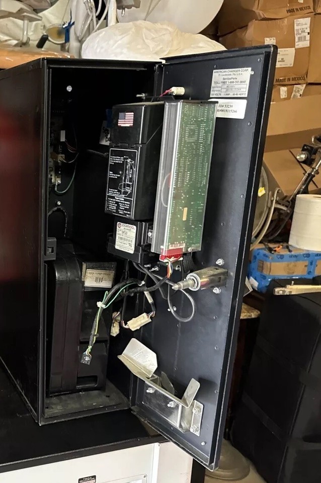 American Changer AC1001 AC1000 Front Load Single Hopper Changer | eBay